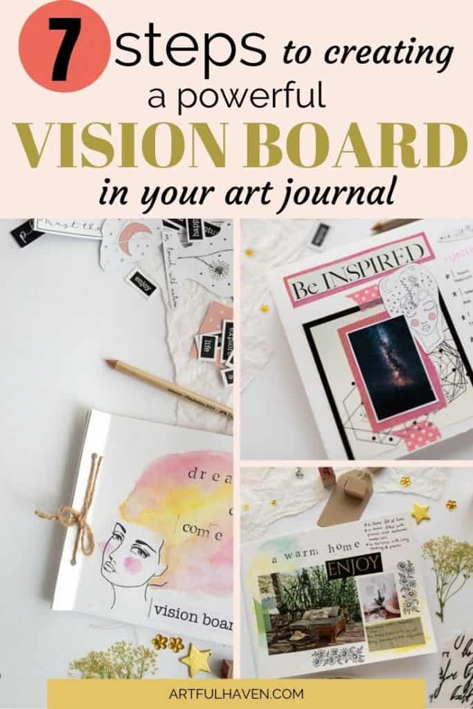 How to Make a Vision Board Art Journal in 7 Steps | Artful Haven