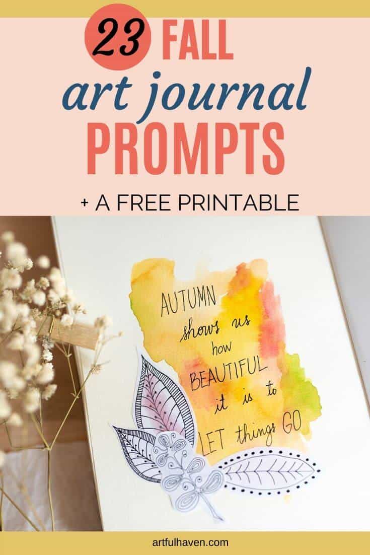 Fall Art Journal Prompts, Ideas, And Printables | Artful Haven