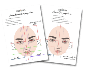 9 Steps to Mastering Female Face Proportions: Easy Tutorial for ...