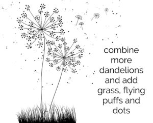 Learn Dandelion Drawing In 6 Easy Steps - A Tutorial For Beginners ...