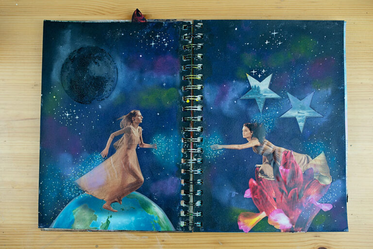 Art Journal Page Layouts and Ideas With Step-by-Step Instructions ...