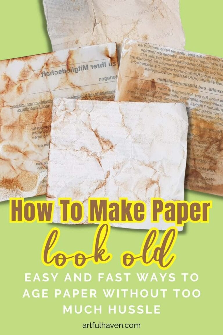 6 Easy Ways To Make Paper Look Old Quickly And Without Much Hassle ...